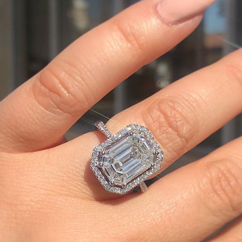 Biggest Square Wedding Ring