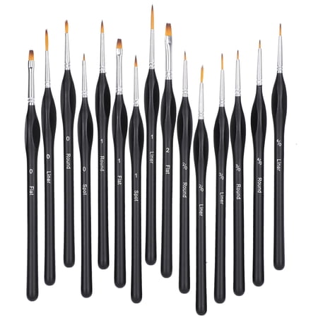 Detail Paint Brush Set Watercolor Painting Brush Portable Paint Brush ...