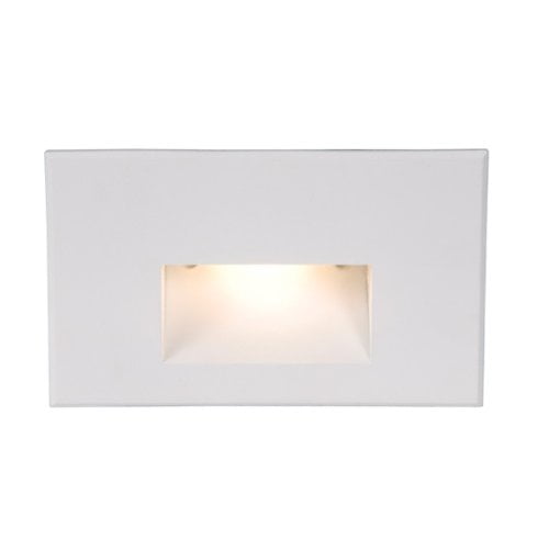 WAC Lighting WL-LED100-C-WT Rectangular Scoop 4W 120V LED Step Light ...