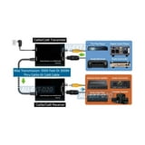 Digital Optical Coaxial SPDIF Audio Extender Over CAT5e CAT6 Cable Kit ...