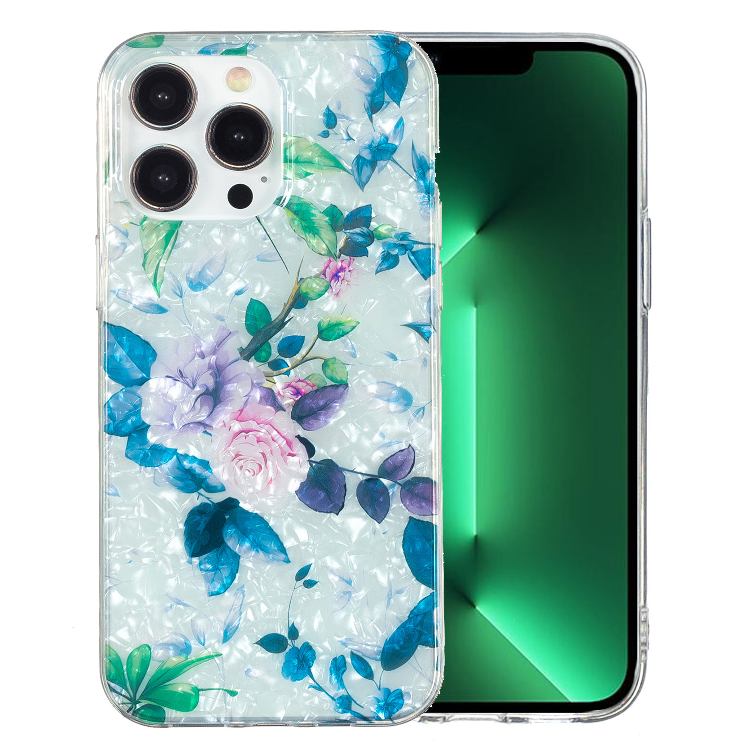 Feishell Glitter Seashell Texture Case for iPhone 13 Pro Max (6.7 inch ...