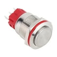 Push Button Switch DC9~30V 19mm 1NO 1NC Stainless Steel Shell Self ...