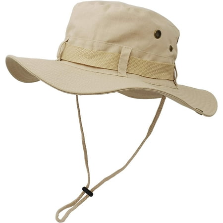 Surrme Outdoor Wide Brim Sun Hat, Double Layer Classic Combat Army ...