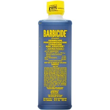 Barbicide Disinfectant Germicide Virucide Anti-Rust Formula 16 oz for ...