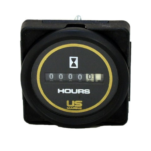 Faria Boat Hour Meter Gauge MH0067B | Bayliner US Marine 2 Inch ...
