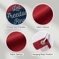 4th of July Bunting Flag, Independence Day Patriotic Decorations, Red ...