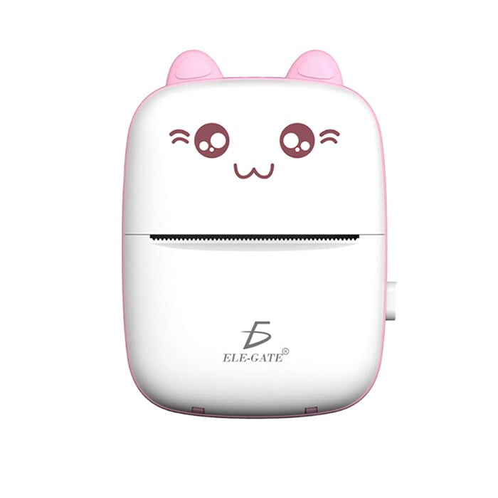 Mini Impresora Térmica Portátil Bluetooth Para Celular Rosa Elegate IM ...