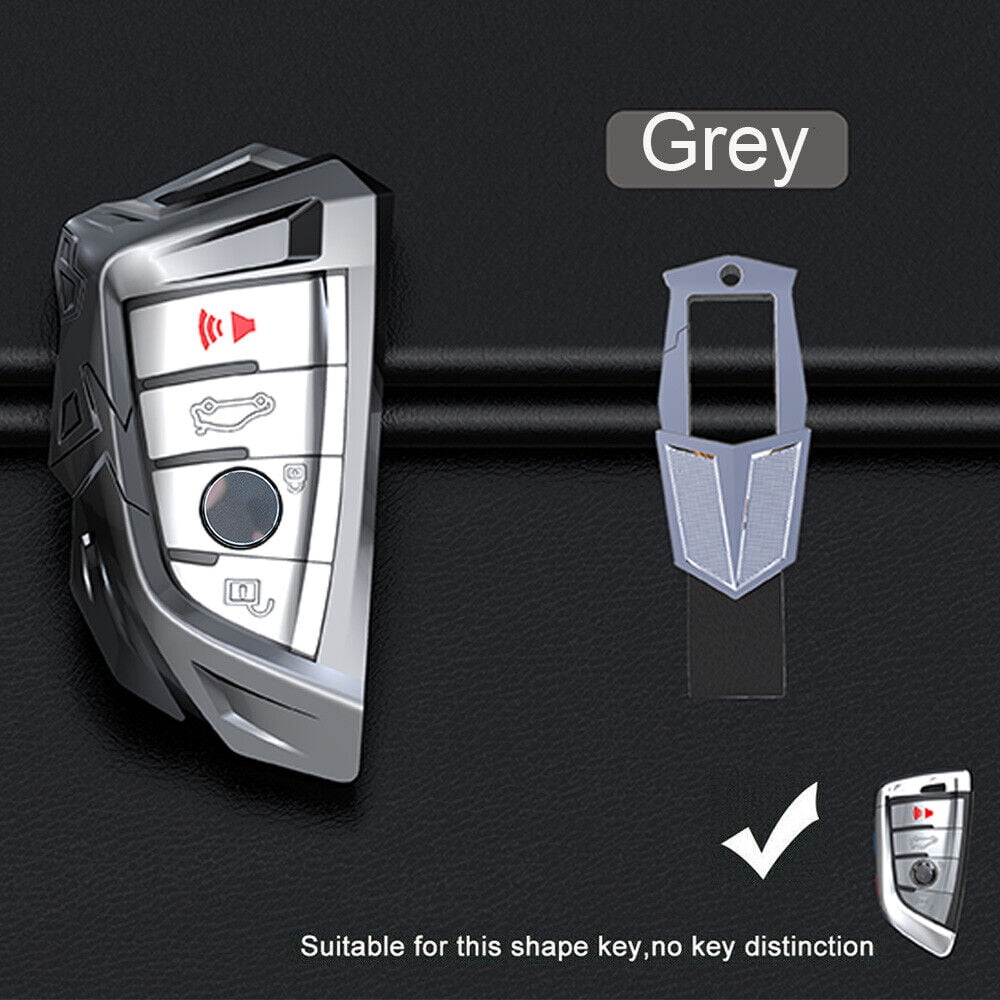 Metal Key Fob Cover Case Keychain Holder for BMW 1 3 5 7 Series X1 X3 ...