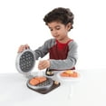 KidKraft Wooden Waffle Play Food Toy Set and Accessories, Opens and ...