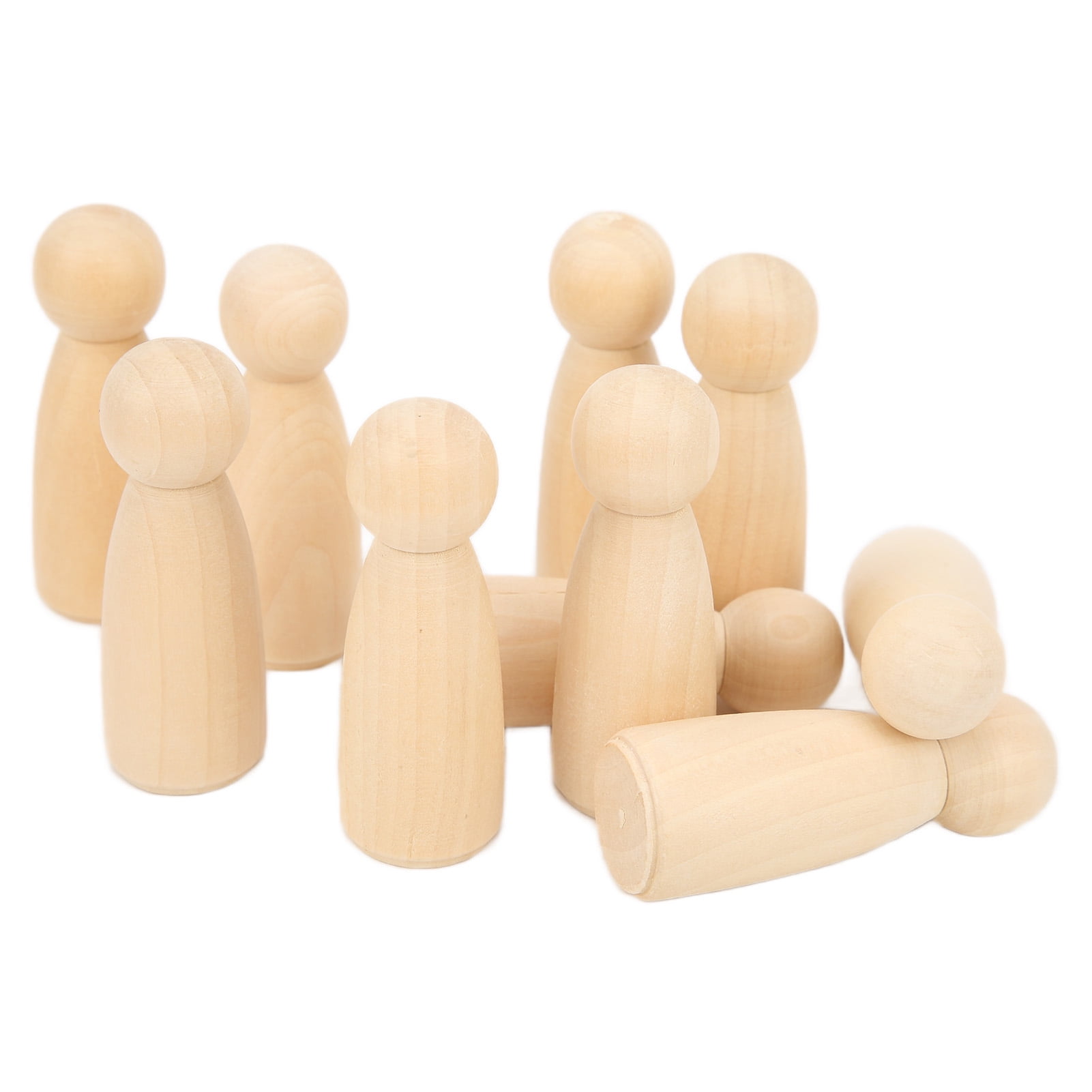 Click here for Youthink Wood Peg Dolls Unfinished 10 Pcs  Natural... prices