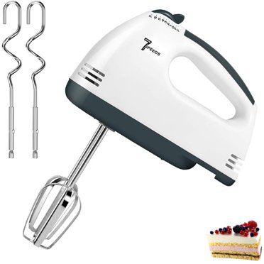7 Speed Hand Mixer Electric Hand Mixer, Portable Kitchen Hand Held ...