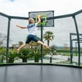 JumpFlex PROJAM Hero Trampoline Basketball Hoop and Net Attachment with ...