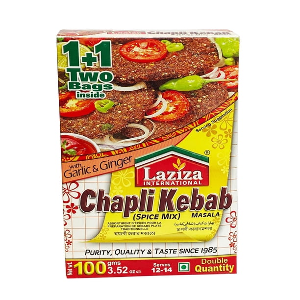 LAZIZA CHAPLI KEBAB SPICE MIX 100GM - Walmart.ca