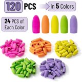 Mr. Pen Pencil Eraser Toppers, 120 Pack, Colorful, Fits Standard ...
