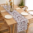 Cartoon Car Table Runner - 60 Inch Long, Kitchen Dining Table Runner ...