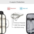 Crossbody Lunch Bag 10.2×7.5 In The Top Has A Handle Strap For Easy ...