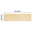 Non Slip TPR Step Mats With Textured Stone Pattern Self Stair In Beige ...