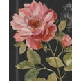 Gango Home Decor Contemporary Harmonious Rose Black & Hydrangeas by ...