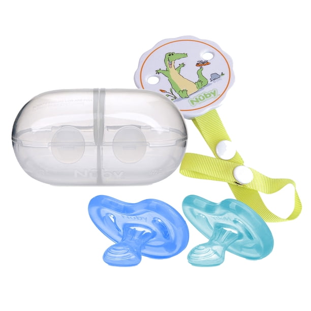 Paquete Chupones Silicón Ortodóntico Nuby Sujetachupón y Esterilizador ...
