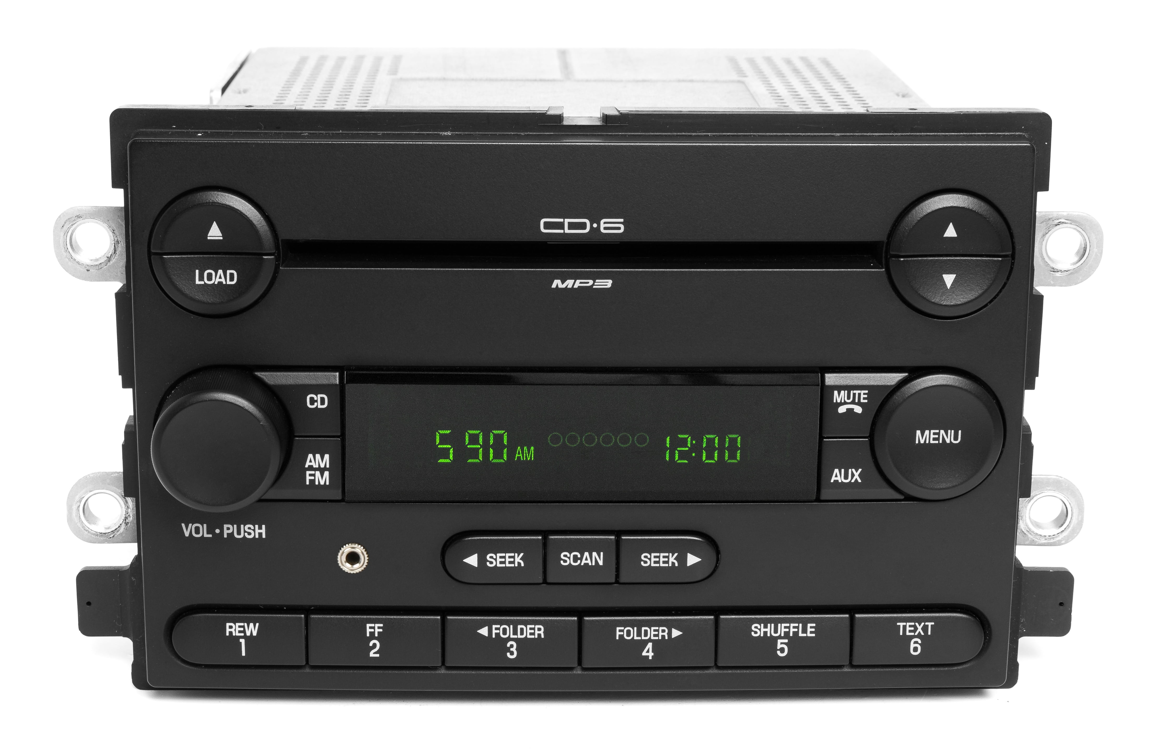 06 Ford Freestyle AM FM 6 Disc CD Player Radio w Auxiliary Input 6F9T ...