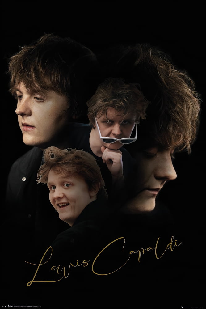 Lewis Capaldi - Music Poster / Print (Photo Montage - Double Exposure ...