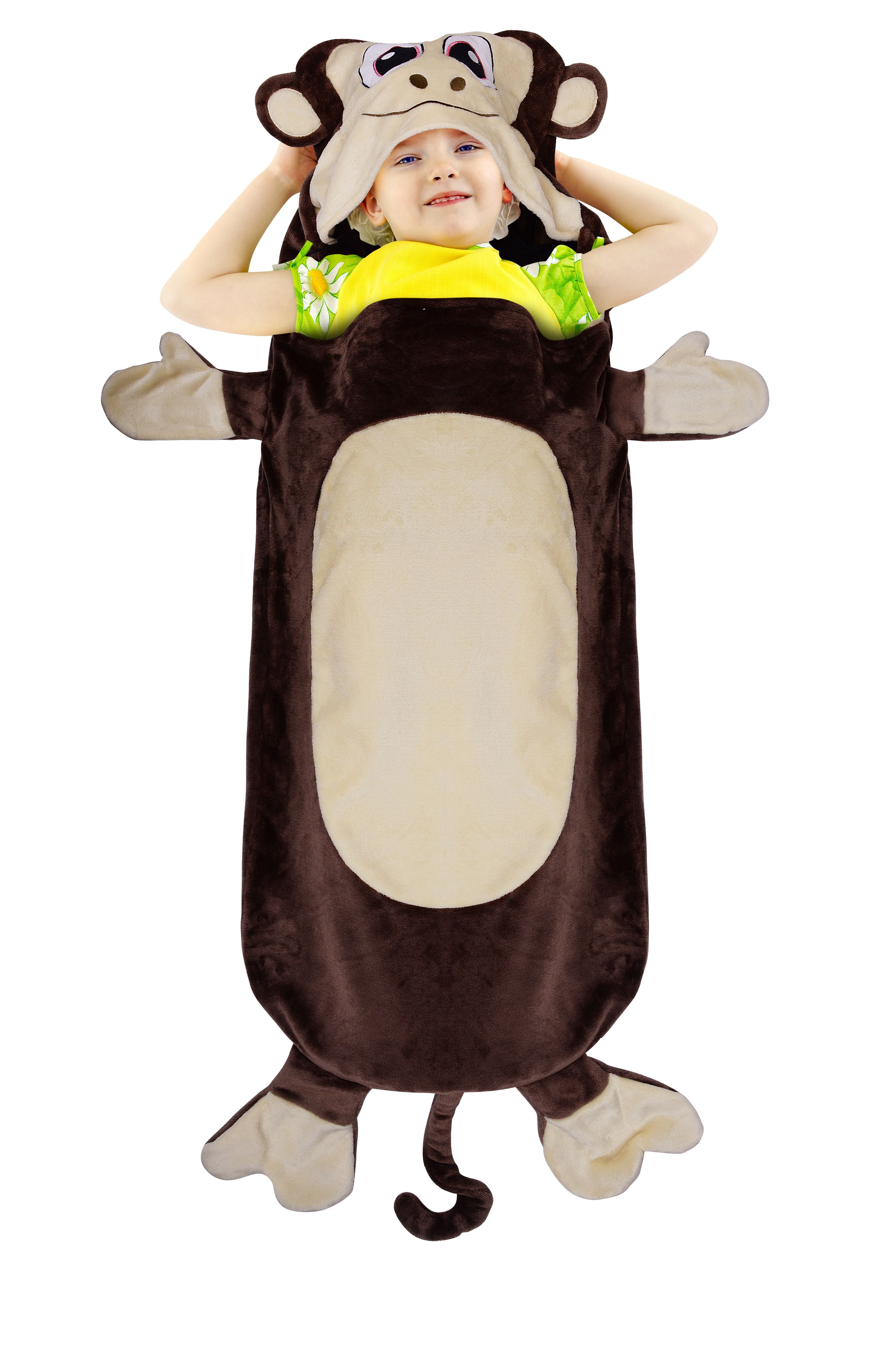 Throws Home & Living Monkey Hooded Blanket Blankets & Throws etna.com.pe