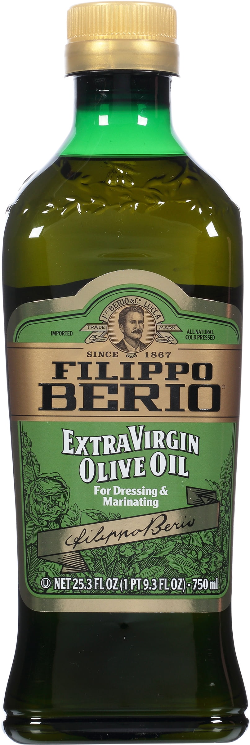 Filippo Berio Extra Virgin Olive Oil, 25.3 Ounce - Walmart.com