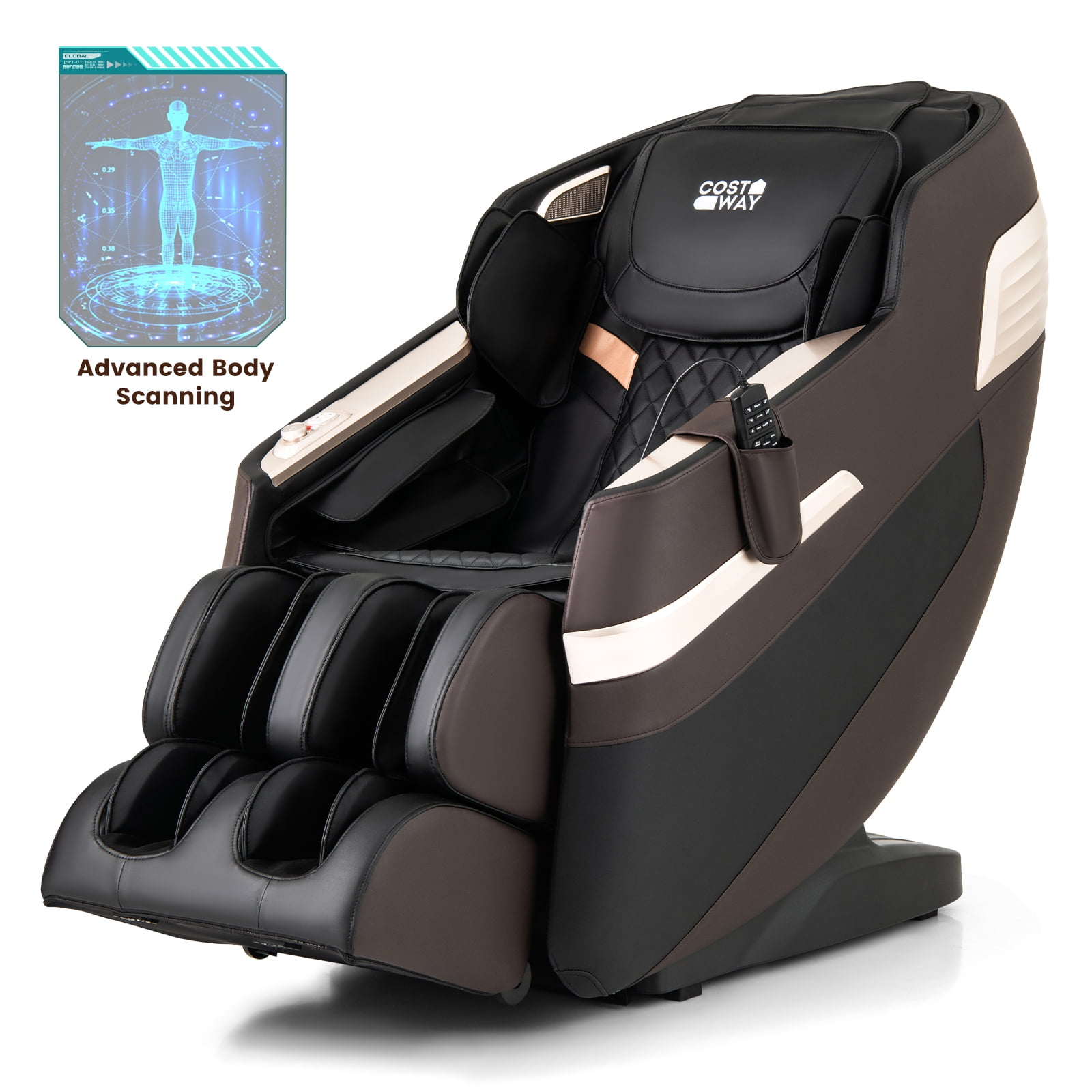 Click here for Costway Full Body Massage Chair  Dual Sl Tracks Ze... prices