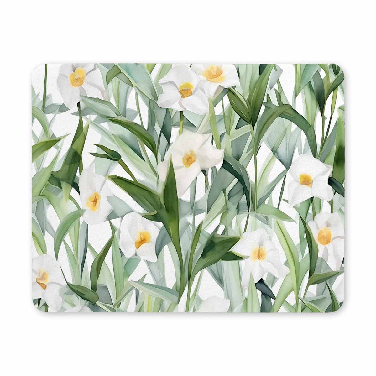Mouse Pad, Beautiful Floral Mouse Pad, Washable Mousepads with , Non ...