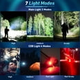 SKNSL Rechargeable LED Flashlights High Lumen,990,000 Lumens Super Bright Flashlight,Powerful ...