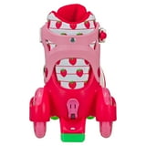 Roller Derby Fun Roll Girl's Junior Adjustable Quad Roller Skates with ...