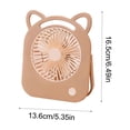 Cute Little Cat-Eared Fan, Supports Usb Charging, 3 Adjustable Wind ...