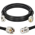 10ft RG58 PL-259 UHF Male to Female Low Loss CB Radio Cable, MOOKEERF ...