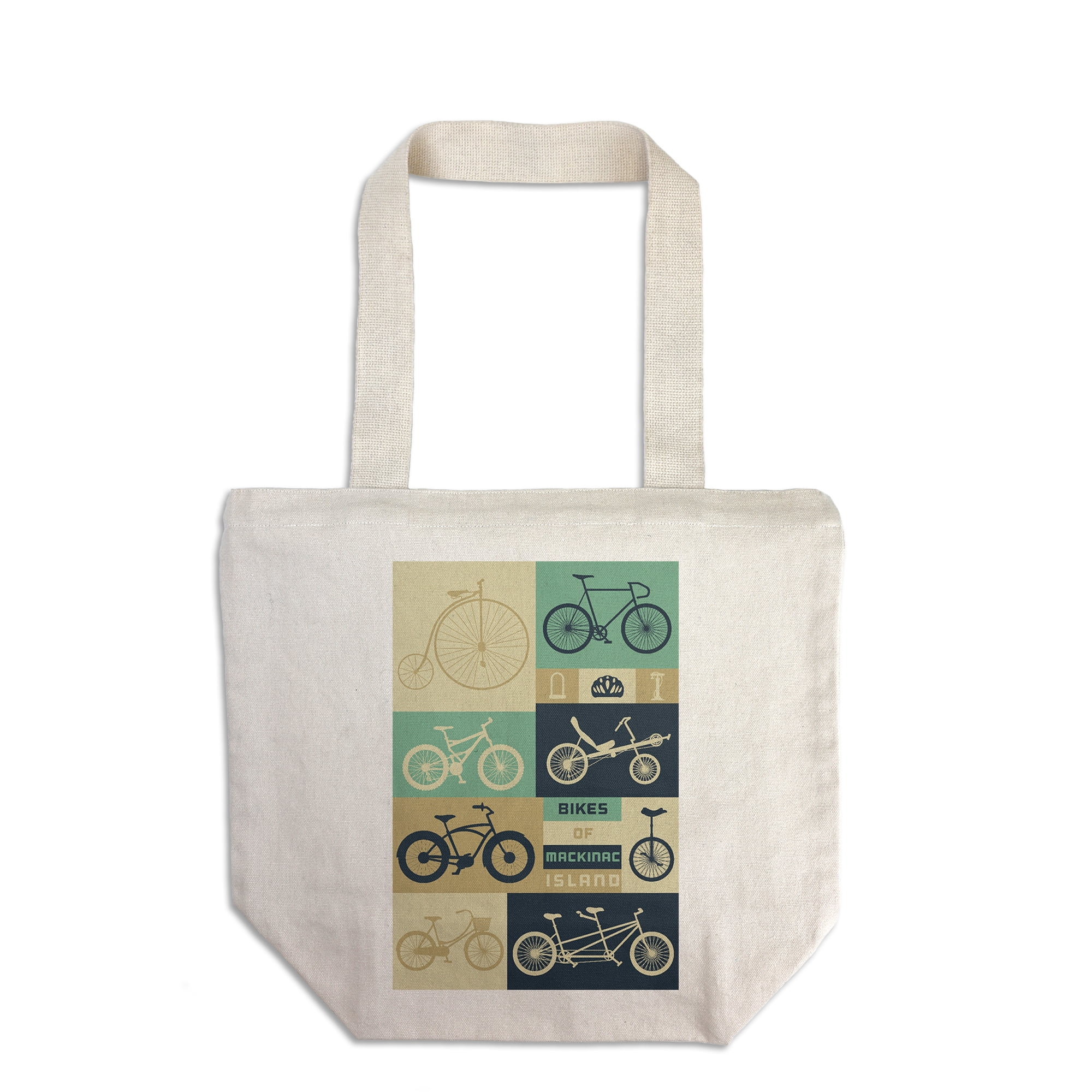 Mackinac Island, Michigan, Bikes of Mackinac Island, Vector Diagram ...