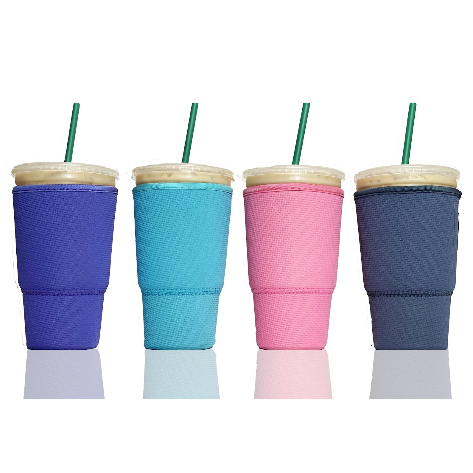 Baxendale and Co 4-Pack Large (32oz) Reusable Neoprene Insulator Sleeve ...
