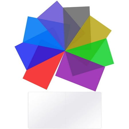 Neewer?8-Pack?Lighting?Color?Filter?Tansparent?Color?Correction?Filter ...