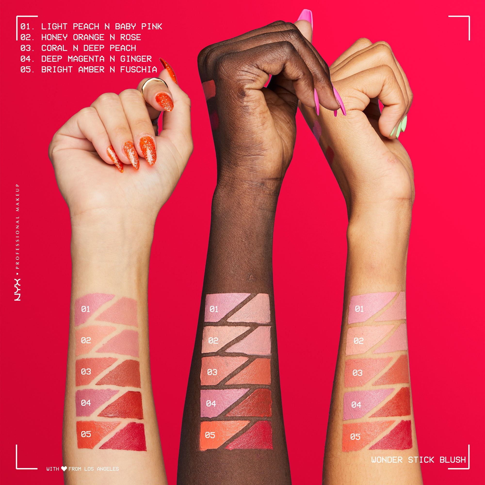 Nyx Cream Blush Swatches Tickled