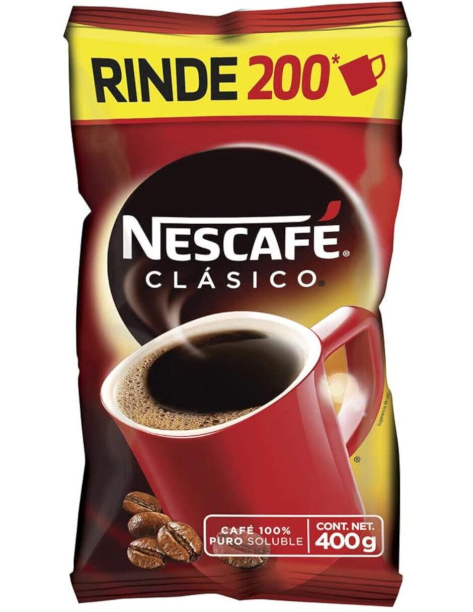Pack de 5 Café Nescafe Clasico Sobre 400 gr Nescafe sobre | Walmart en ...