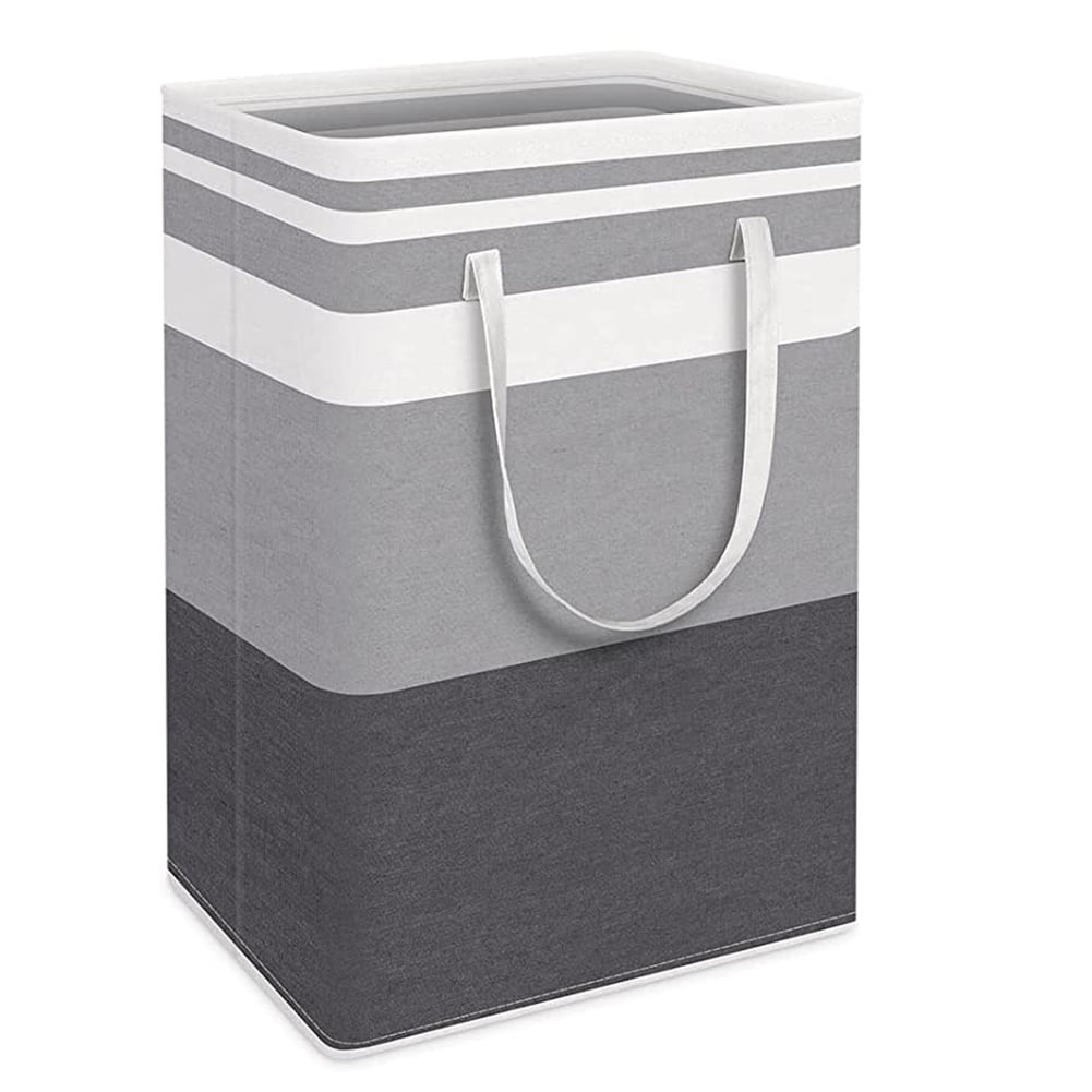 CSCHome Laundry Basket Cloth Hampers for Laundry Striped Design Can Be ...