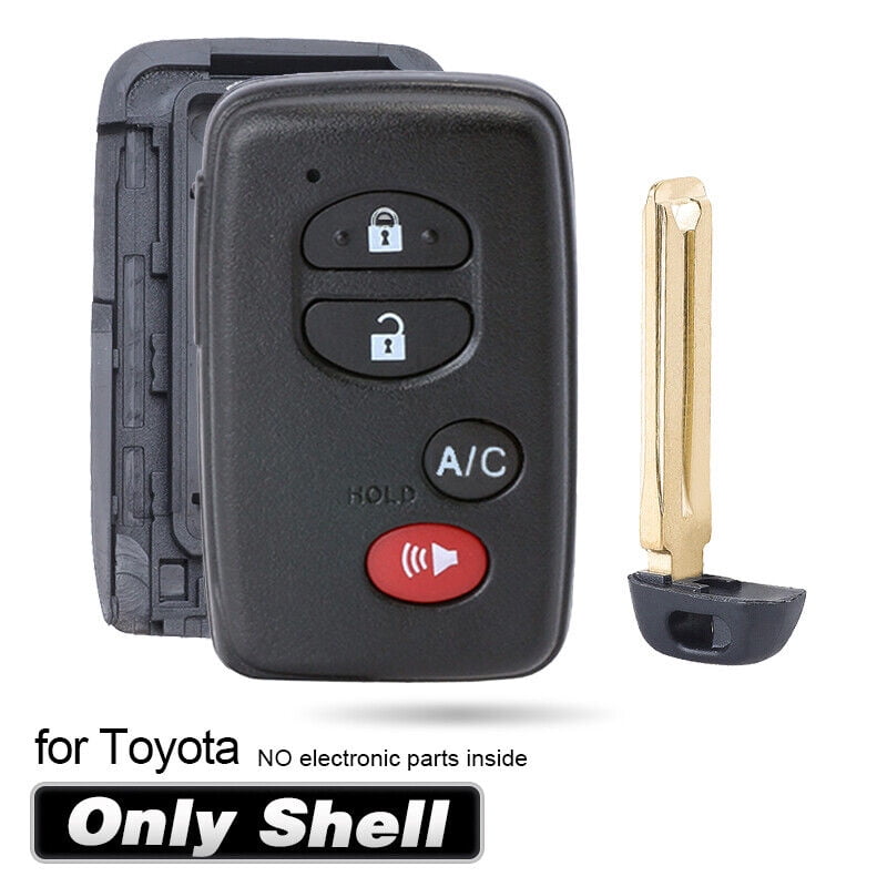 Smart Remote Key Shell Case 3+1 Button for Toyota Prius Land Cruiser ...