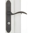 LARSON QuickFit Storm Door Handleset, Aged Bronze, Built-in Deadbolt ...