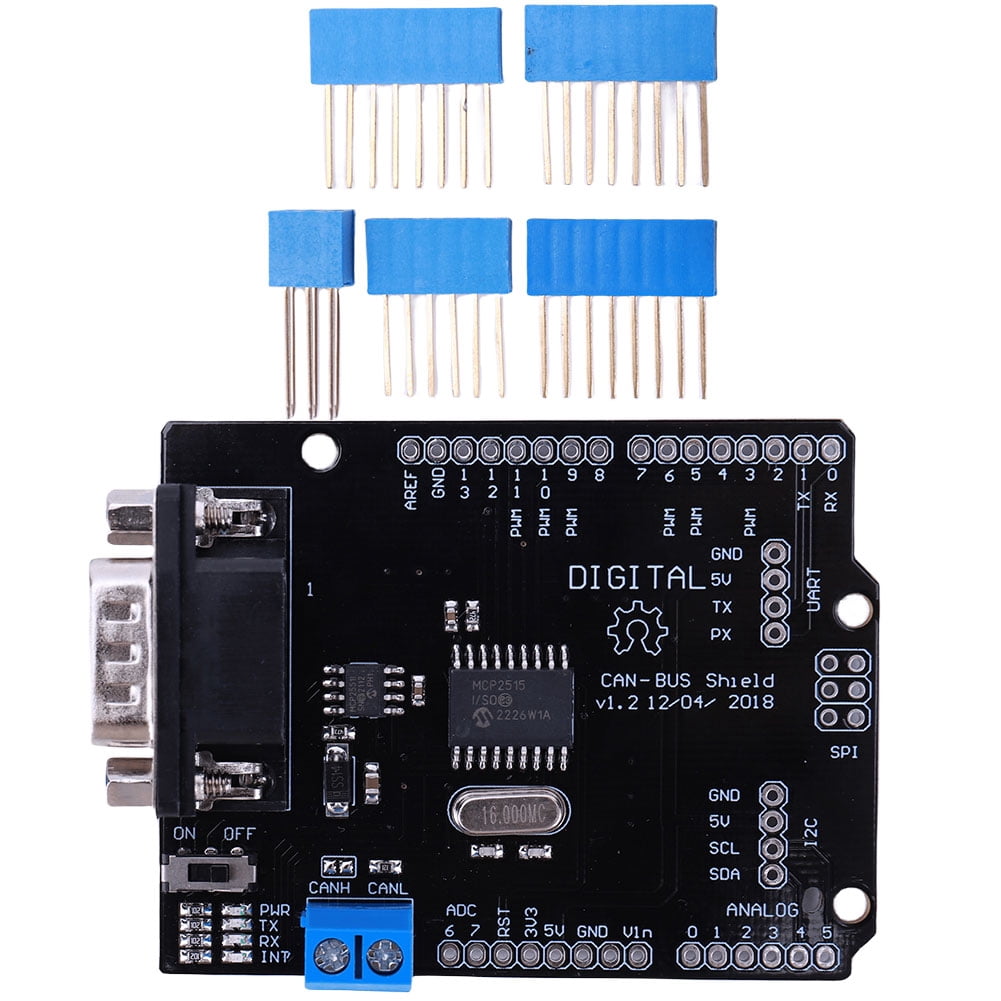 MCP2515 CAN BUS Shield SPI 9 Pins Standard Sub-D Expansion Module for ...
