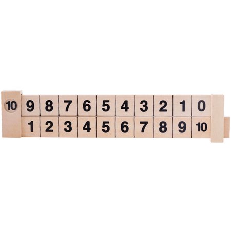 Math Learning Ruler Wooden Math Arithmetic 1-10 Addition Subtract ...