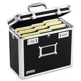 Portable Locking File Chest, Adjustable Rails for Letter/Legal Files ...