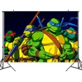 New Teenage Mutant Ninja Turtles Backdrop Vinyl Anime Party Photography ...