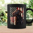 4Th July American Flag Patriotic Chocolate Labrador Lover Coffee Mugs ...