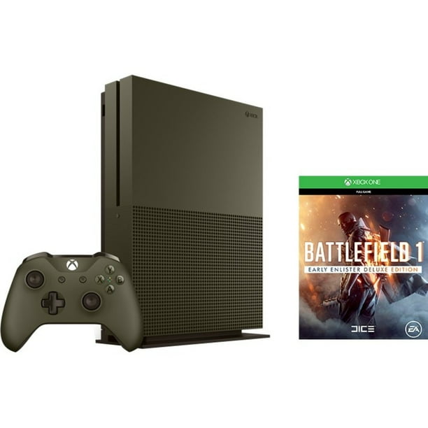 Microsoft Xbox One S Battlefield 1 Special Edition Bundle (1TB ...