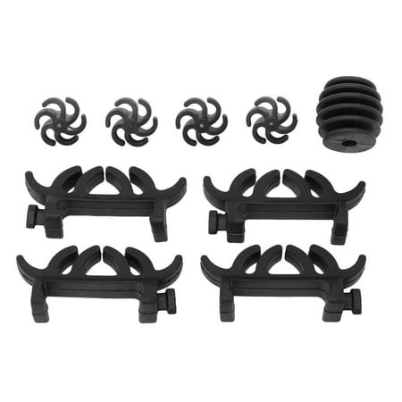 Bow Shock Absorption Set, Rubber Standard Size Lightweight Bow String ...