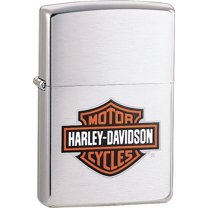 Zippo H-D Logo, Brushed Chrome 200HD.H252 - Walmart.com