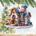 Cute Acrylic Christmas Hanging Ornament A Shape For Festive Home ...